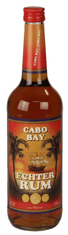 Cabo Bay Rum braun - 0,70 Liter